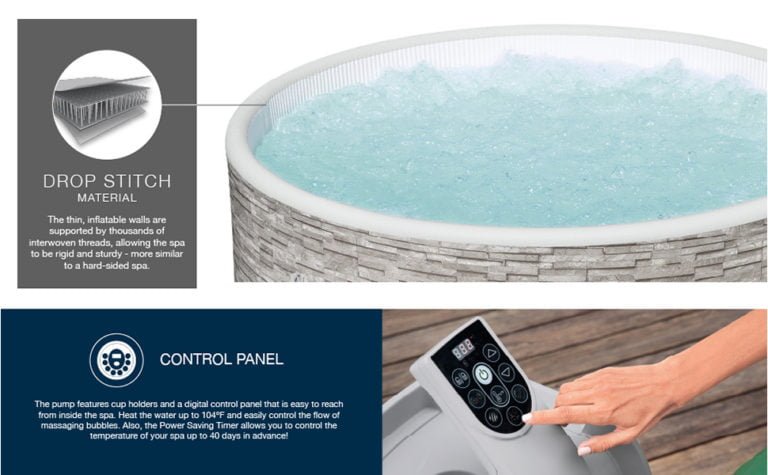 Bestway SaluSpa Vancouver Hot Tub AirJet Plus Portable Spa